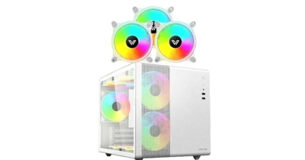 VALUE-TOP V300W GAMING WHITE CASING WHITE 3PCS FAN price in bd
