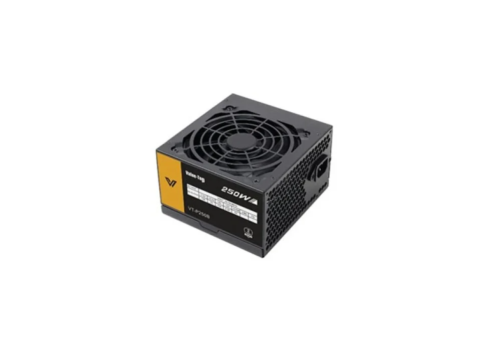 Value-Top VT-P250B Real 250W Black Power Supply price in bd