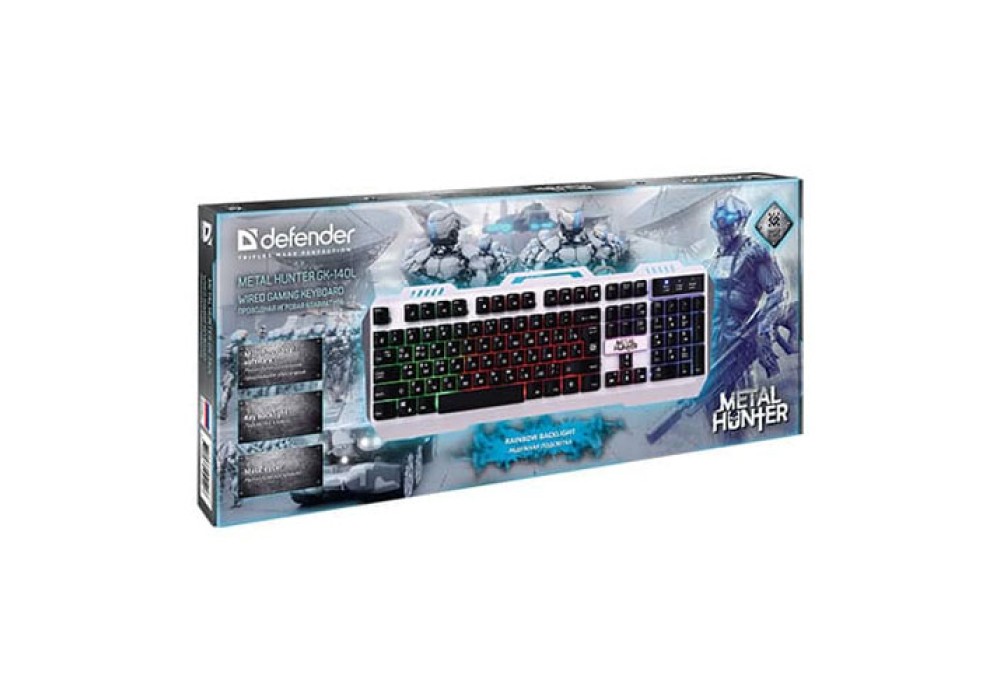 Defender Gk-140L Hunter wired Gaming Keyboard Price In Bangladesh