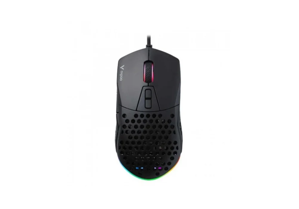 Rapoo V360 USB RGB Backlit Gaming Mouse Black Price In BD.