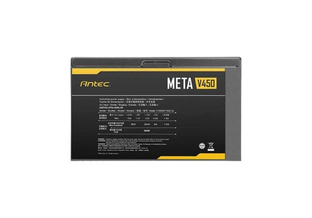 Buy Antec META Series V350 350W Power Supply Black at Best Price in ...