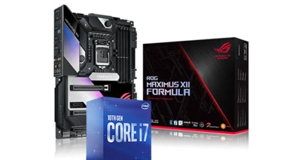 ASUS ROG MAXIMUS XII FORMULA Z490 Motherboard & Intel 10th Gen Core i7 ...