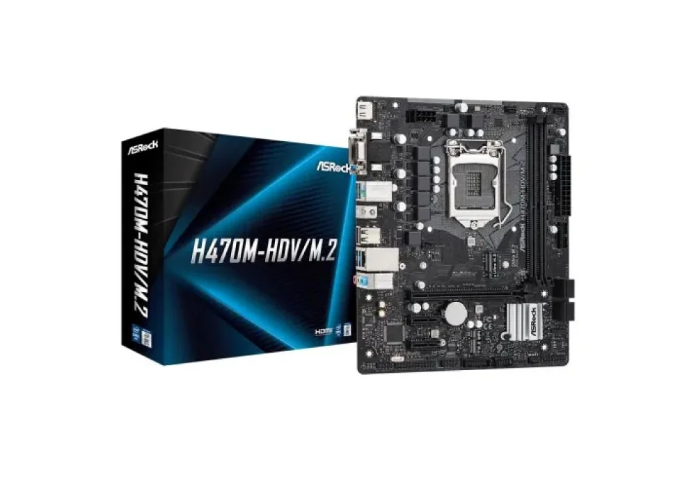 ASRock H470M-HDV/M.2 10th Gen Micro ATX Motherboard Price In Bangladesh