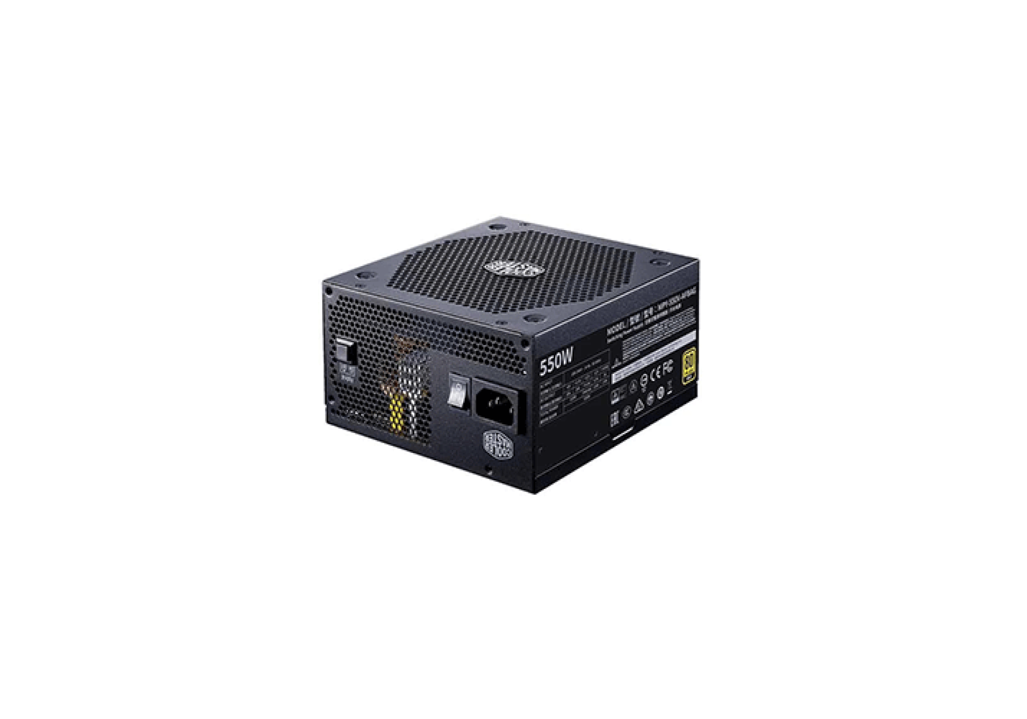 Cooler Master V550 GOLD 550W ATX Semi-Fanless Full-Modular Power Supply ...