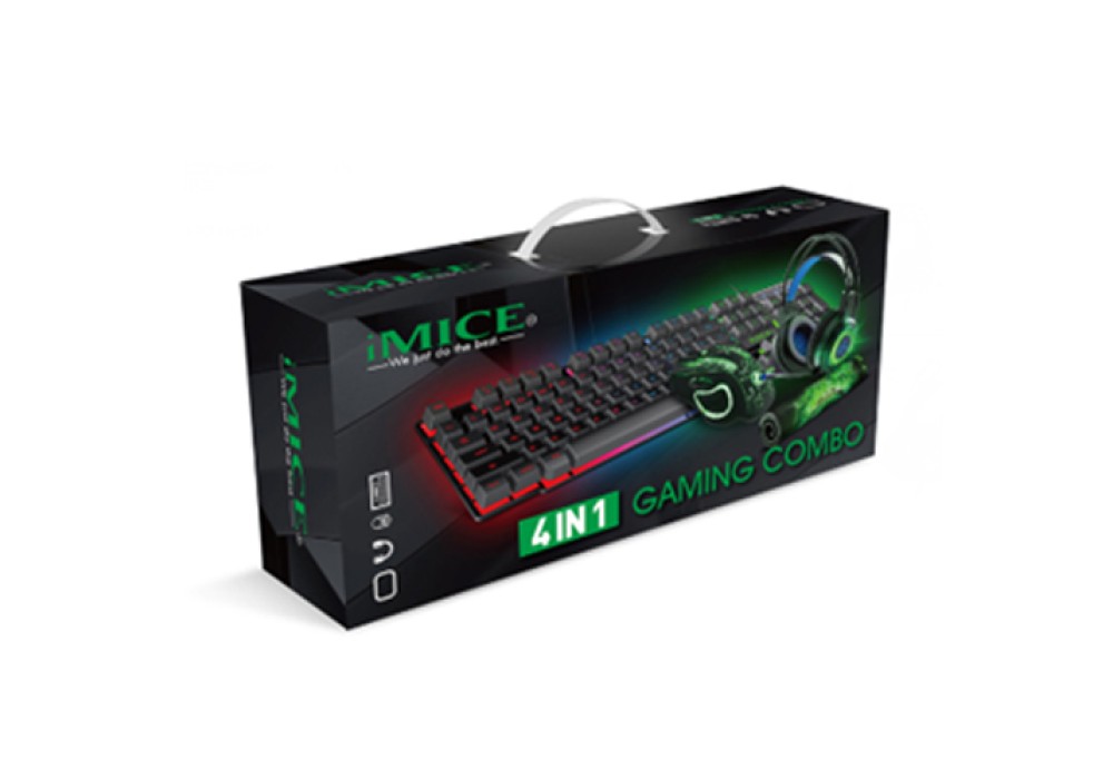 IMICE GK-490 RGB 4 In 1 Combo price in Bangladesh 2022