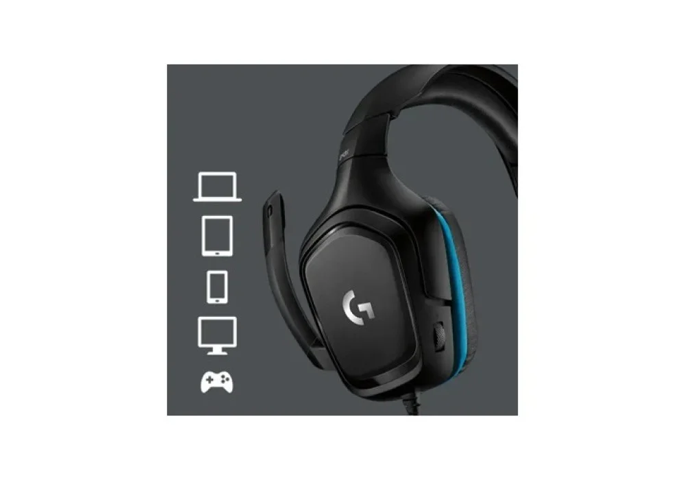 Logitech G431 7.1 Surround Sound Gaming Headset Price in BD