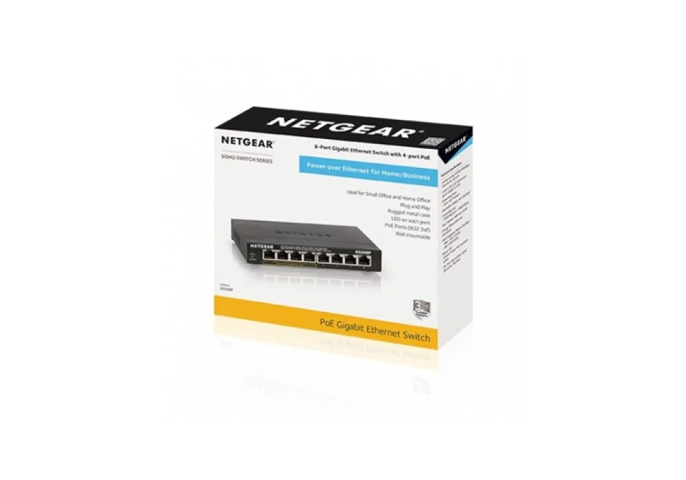 Netgear GS308P Ethernet Switch Price in Bangladesh 2022