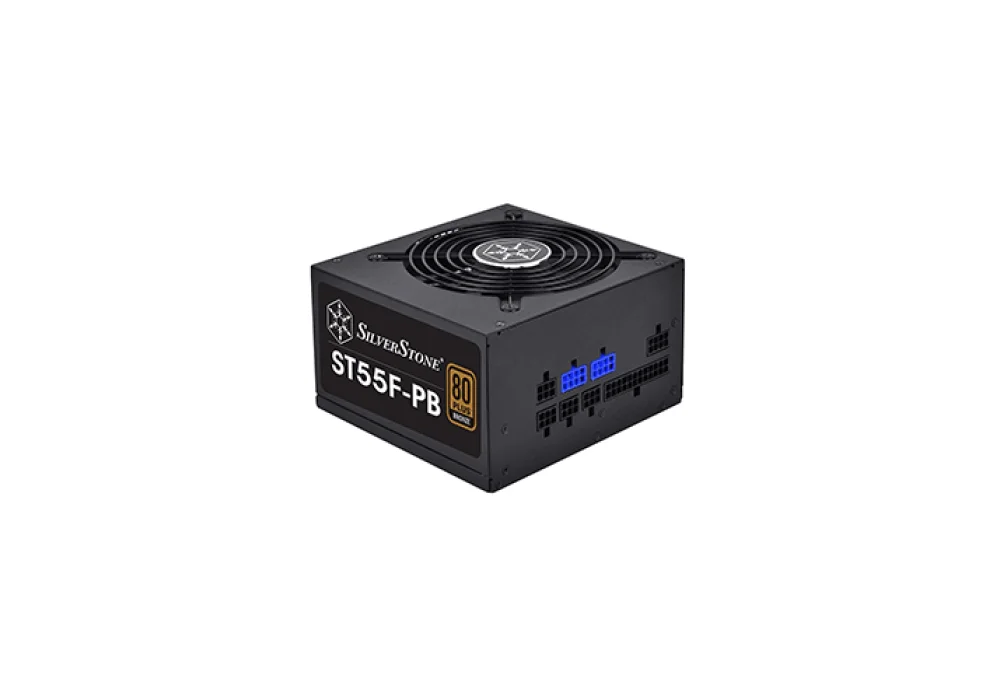 SilverStone StridePlus ST55F-PB 550W Full Modular 80 Plus Bronze ...