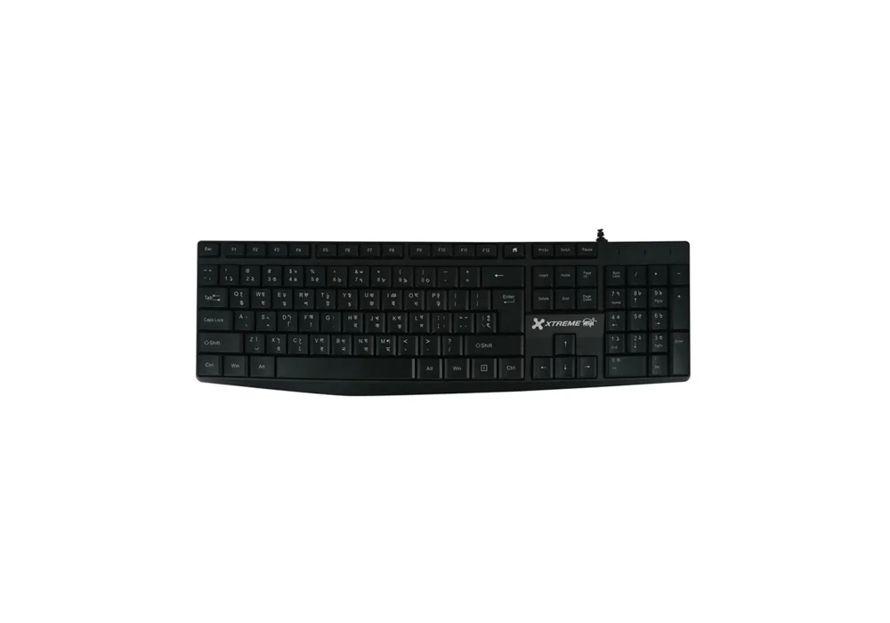 Buy Latest Xtreme KB220S Wired Keyboard with Bangla Price in BD