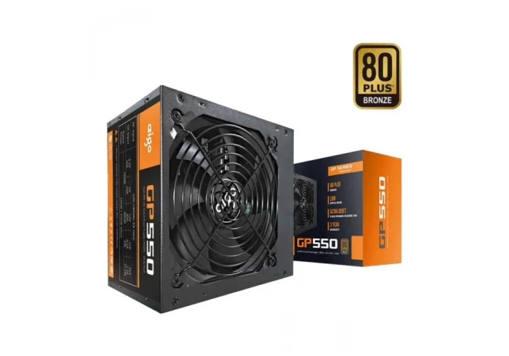 Aigo GP550 G5 HJ Plus 550W Power Supply Price in Bangladesh