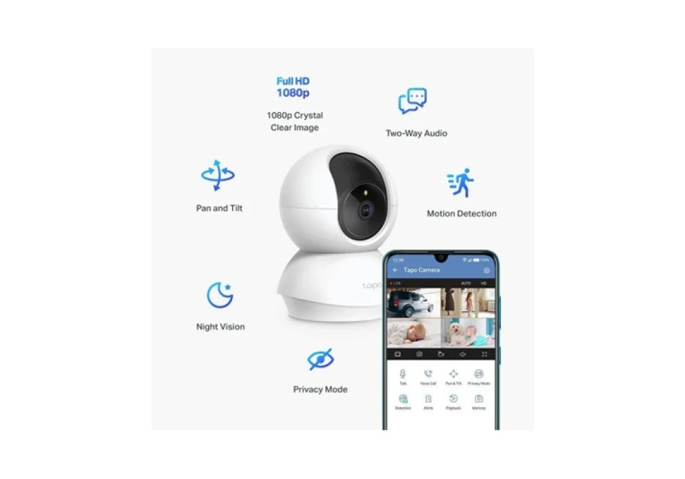 Tapo C200 2MP Pan/Tilt Home Security Wi-Fi Camera price in Banhladesh