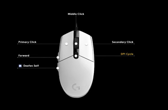 Logitech G102 Lightsync White Gaming Mouse Price in BD
